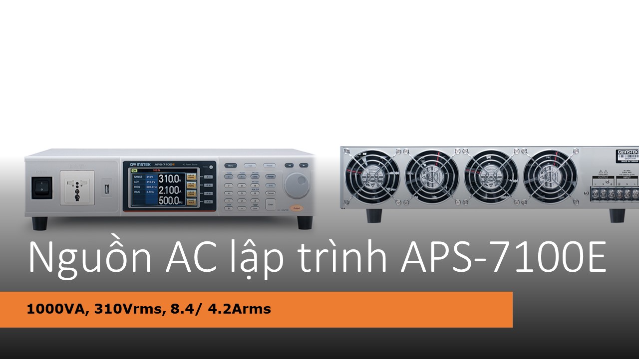 Nguồn AC lập trình GW Instek APS-7100E, 1000VA - IMST